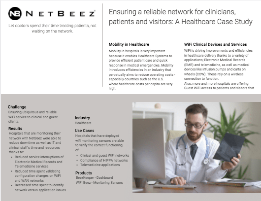 WiFi Monitoring in Healthcare | NetBeez