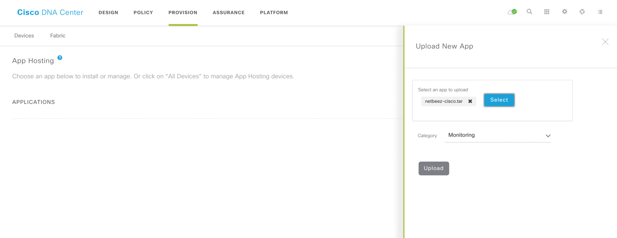 Cisco DNA Integration to Accelerate NetBeez Deployment