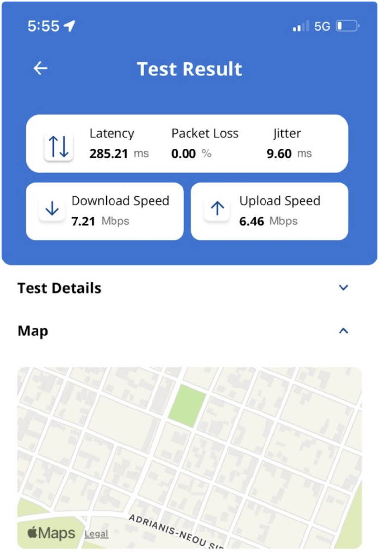 Mobile speed test by the FCC